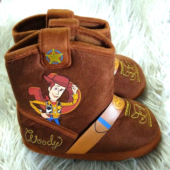 Disney | Shoes | Woody Toy Story Character Kids Slippers | Poshmark